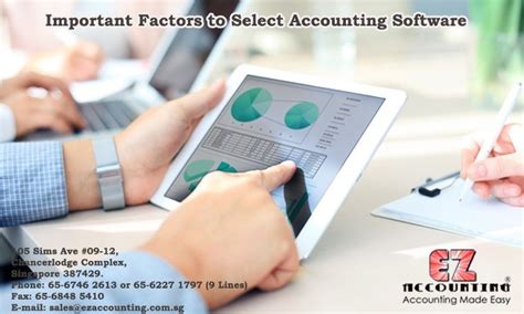 Important Factors To Select Accounting Software