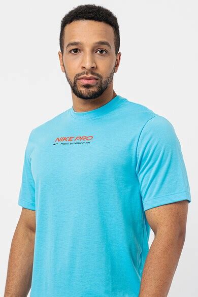Фитнес тениска с лого и Dri Fit Nike Dm5677 416