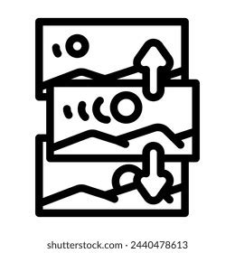 Parallax Scrolling Ux Ui Design Line Stock Vector Royalty Free Shutterstock