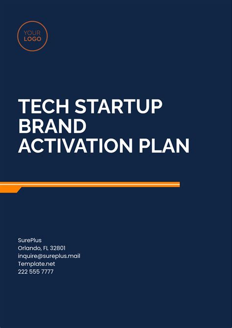 Free Brand Activation Plan Templates Editable And Printable