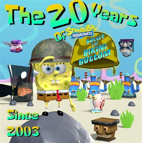 Spongebob Bfbb 20 Years By Jaguilarnavarro On Deviantart