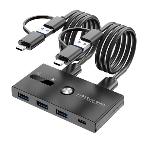 Amazon Com USB C Switch USB A Switch In USB Switcher Computers Sharing USB C A Devices