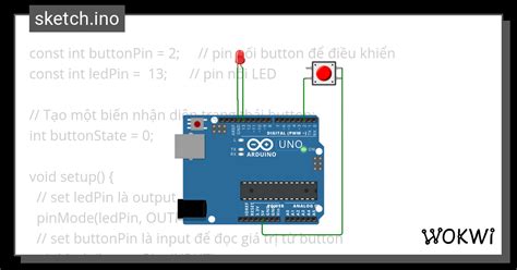 Test Button 4 Chân Wokwi Esp32 Stm32 Arduino Simulator