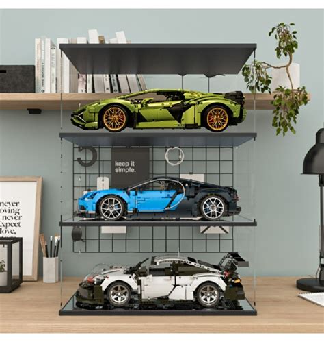 레고 테크닉 포르쉐 람보르기니 부가티 케이스 장식장 미니카 자동차 진열대 진열장 티몬