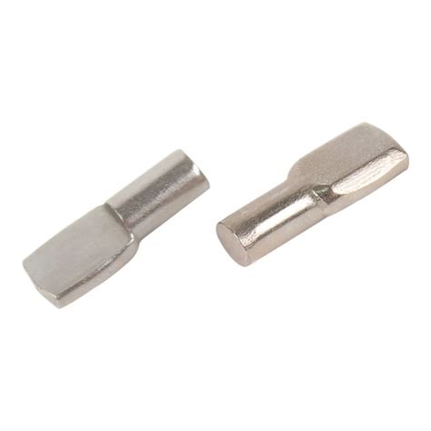 Essentials Mdf Flat Shelf Supports Silver 20 Pack Screwfix