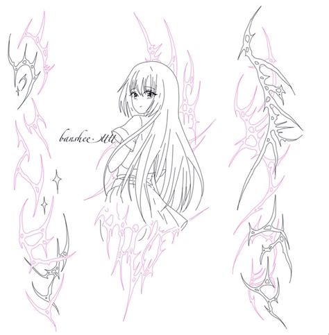 сигилизм аниме тату Милые татуировки Графические постеры Татуировки аниме