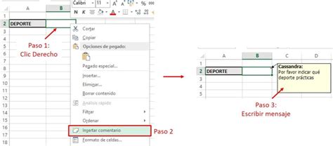 Cómo Mostrar un Mensaje en una Celda de Excel Cosmo del Como