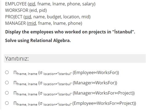 Solved Employee Eid Fname Iname Phone Salary Worksfor