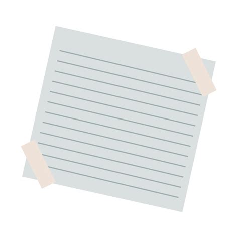 Premium Vector Cute Note Illustration