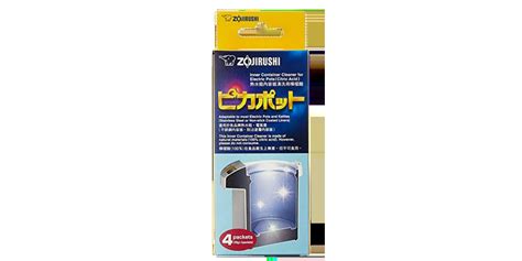 Zojirushi Inner Container Cleaner For Electric Pots 4 Packets White Cd