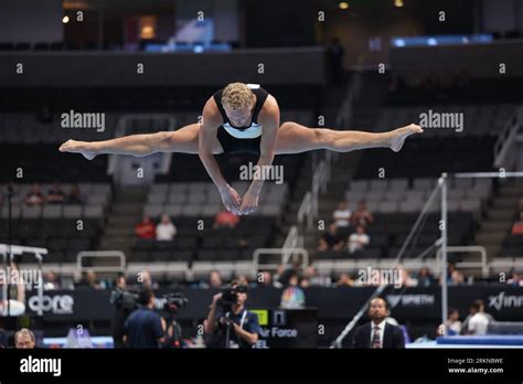 August 24 2023 Gymnast Jackson Harrison During The Senior Men Day 1