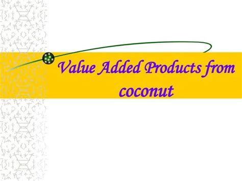 Coconuttree Ppt Ppt Food And Drink
