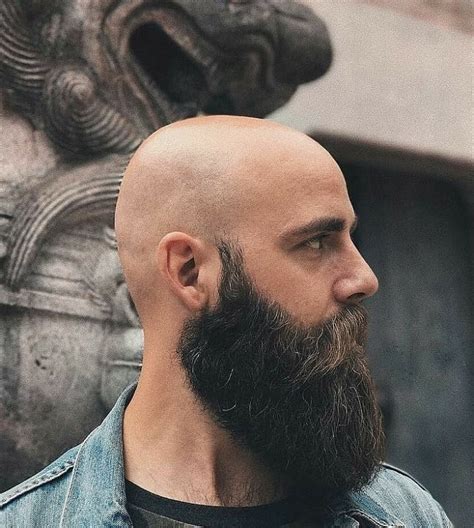 Full Beard Shaved Head