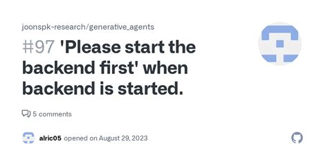Please Start The Backend First When Backend Is Started · Issue 97 · Joonspk Research