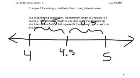 Real Life Absolute Value Examples