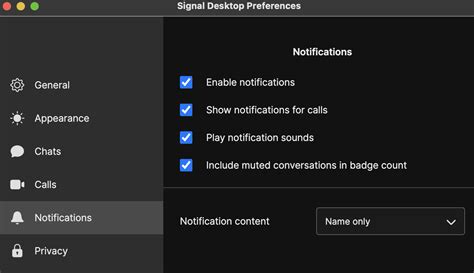 Unread Messages Badge Count Does Not Get Displayed On Signal Desktop