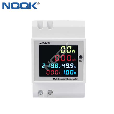 DIN Rail 6 In1 Multi Function Digital Meter With Rese Digital Display Indicato Yueqing Nqqk