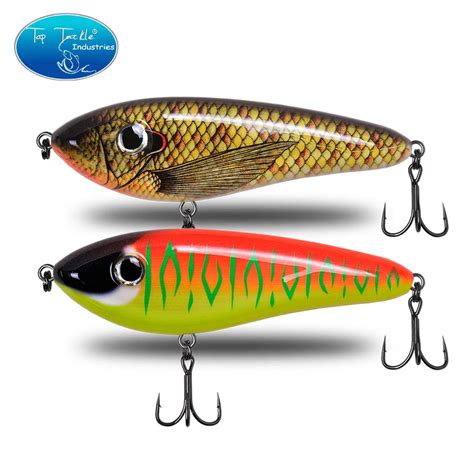 Lento Afundando Jerkbait Isca De Pesca Para Pique Baixo Artificial Duro