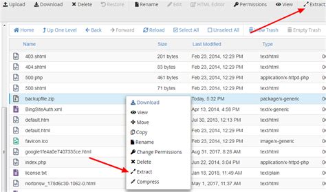 How To Compress And Extract Files In Cpanel