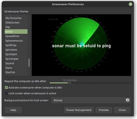 Xscreensaver Sonar Must Be Setuid To Ping Unblog Tutorials