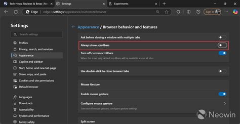 How To Resolve Inconsistent Scrollbars In Microsoft Edge