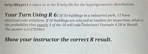 Your Turn Using R Since You Know How To Interpret Chegg Com