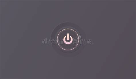 3d Io Button Icon Shiny Glow Effect Of A Warm Yellow Color Gradient