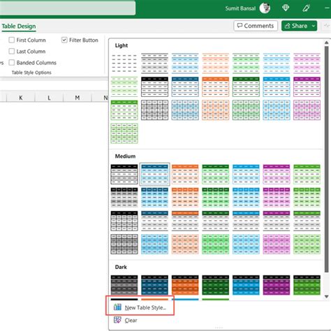 How To Create Excel Table Step By Step