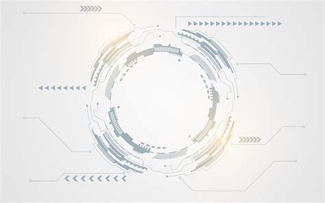 다양한 기술 요소 하이테크 통신 개념 회색 흰색 추상 기술 배경 벡터 일러스트레이션 0명에 대한 스톡 벡터 아트 및 기타 이미지 0명 개념 개발 Istock