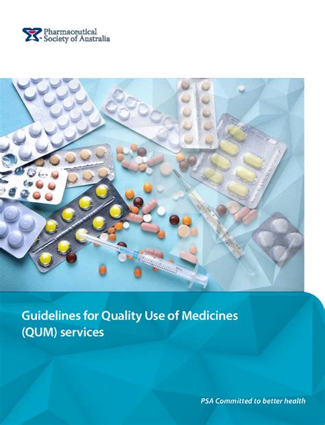 Psa Guidelines For Quality Use Of Medicines Qum Services
