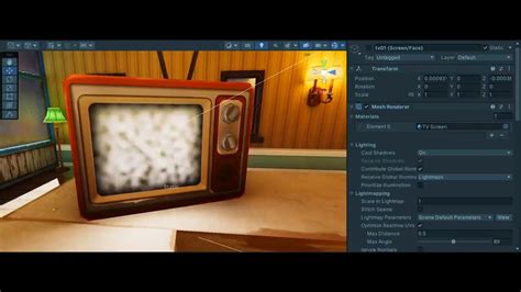 Tv Static Screen Shader Flickering Realtime Screenlight Runity3d
