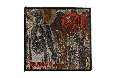 Death Human Sew On Woven Patch
