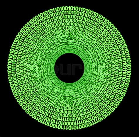 Radial Binary Theme Stock Image Colourbox