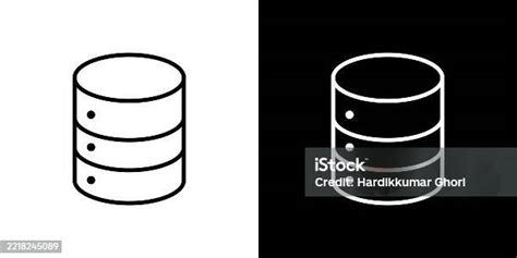 그래픽 디자인 웹 사이트 Ui에 대한 데이터베이스 아이콘 기호 개념 주당순이익 0명에 대한 스톡 벡터 아트 및 기타 이미지