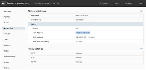 Виртуализация Как изменить Mac адрес сервера Vmware Vcenter Server