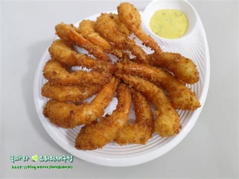 추석명절음식 9월 제철 새우요리 빵가루 새우튀김