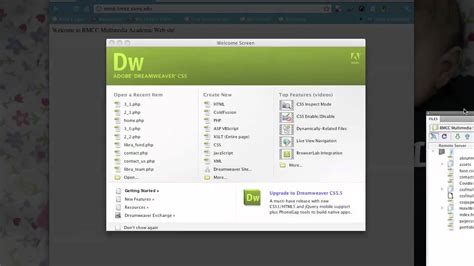 Using Dreamweaver Cs5 To Ftp Files To A Server Youtube