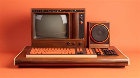 Early Computer And Communication Technology Premium Ai Generated Image