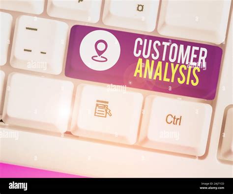 Text Sign Showing Customer Analysis Business Photo Text Systematic Examination Of A Company S
