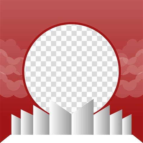 Premium Vector Modern Twibbon Is Easy To Use Just Add Your Photo And Apply It On All Social