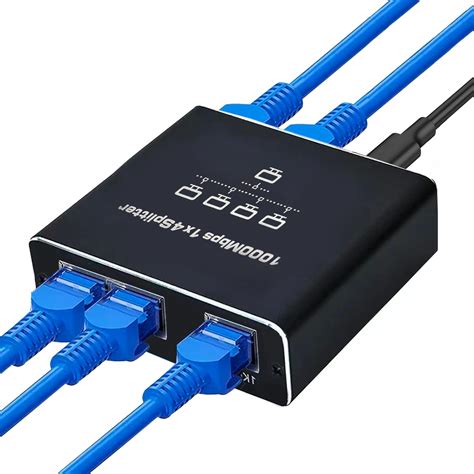 Ethernet Splitter 1 To 3 1000mbps Dockteck Internet Cable Splitter 1 In 3 Out High