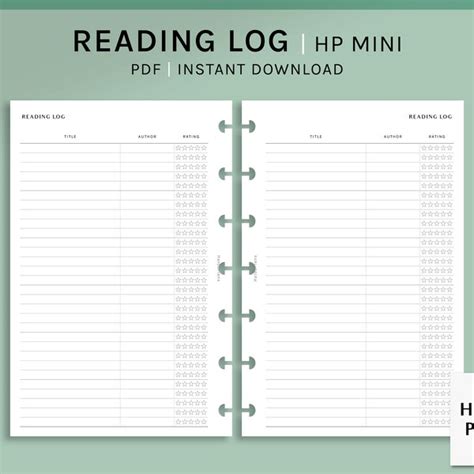 Tbr List Happy Planner Etsy