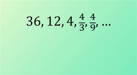 Arith And Geo Sequences Maths Ks3