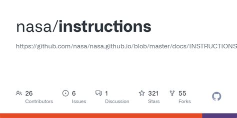 GitHub Nasa Instructions Https Github Nasa Nasa Github Io Blob Master Docs INSTRUCTIONS Md