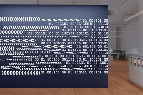 Circuit Board Binary Code Wall Decal Technology Vinyl Wall Art Decals