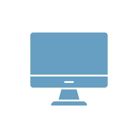 Premium Vector Monitor Screen Icon Vector Template Illustration Design