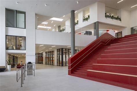 Atrium School In The Residential Complex Symbol