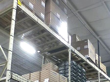 Knotted Rack Guard Safety System Industrial Netting