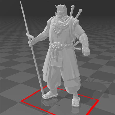 🗡️ For Honor Samurai Sohei・ Obj File For 3d Printing・cults