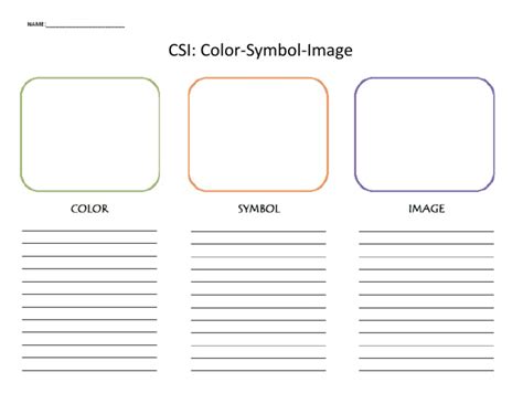 Csi Color Symbol Image Name Pdf